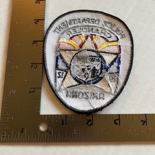 Chandler Police (Arizona) Shoulder Patch | eBay