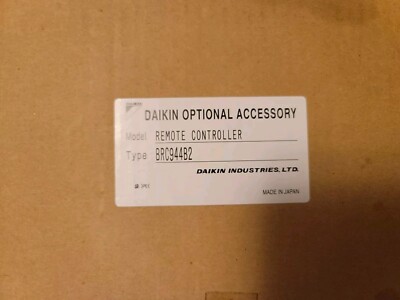 Daikin BRC944B2 Wall-Mounted Remote Controller - White 4906938902231| eBay