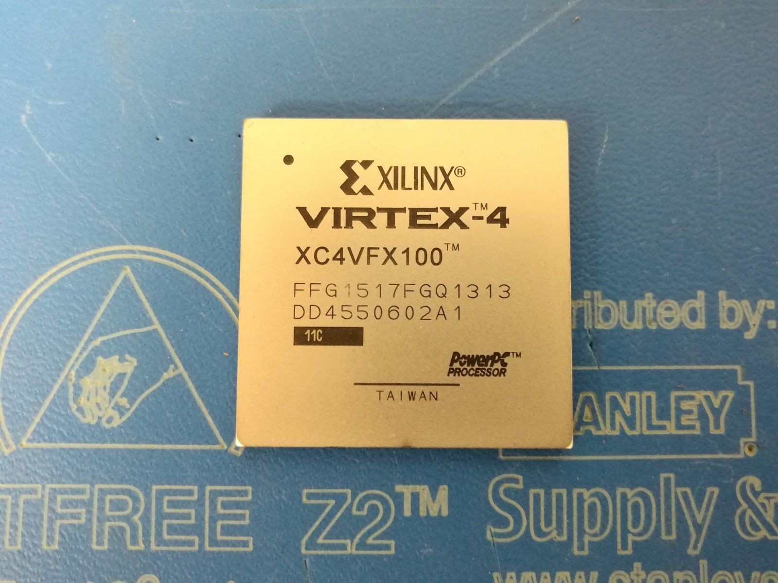 Xilinx Virtex-4 XC4VFX100-11FFG1517C IC FPGA 768 I/O Power PC Processor ...