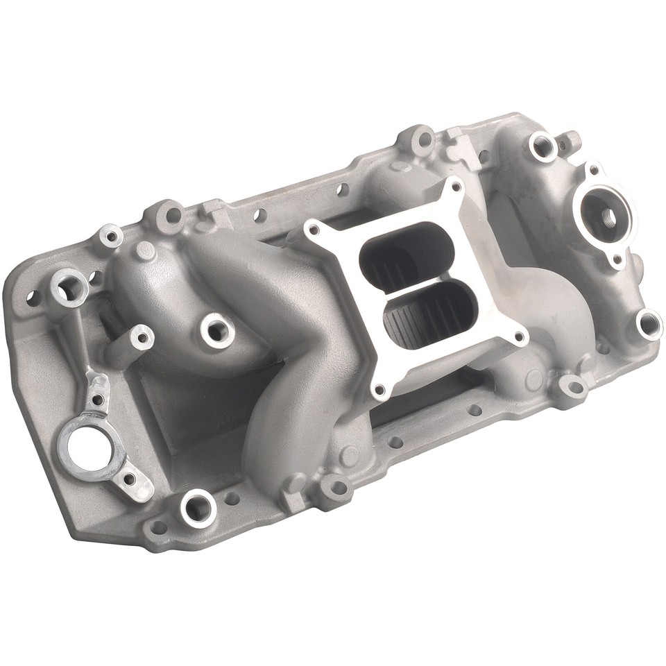 For BBC Chevy Chevrolet V8 396-502 Air Gap Dual Plane Aluminum Intake ...