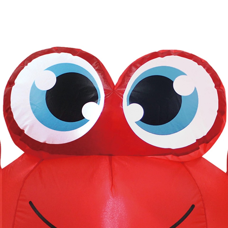 Red Crab Inflatable Airblow Berries & Holly Leaves, 3.5 ft. Christmas ...