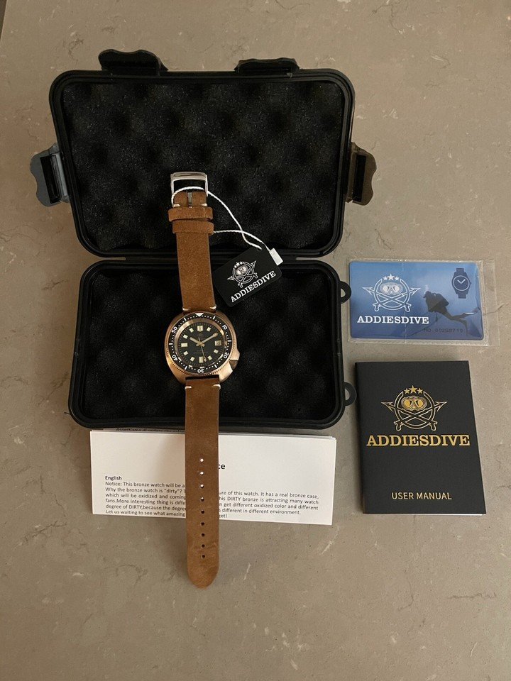 Addiesdive AD2104 Bronze Automatic Watch | eBay