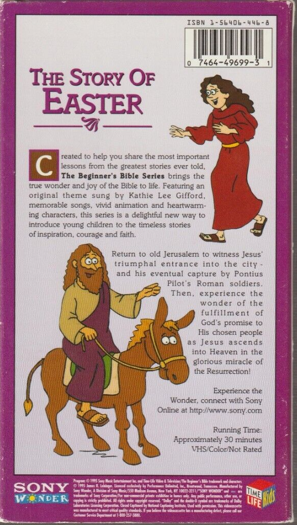 The Beginners Bible The Story Of Easter VHS Very Good 74644969931| eBay