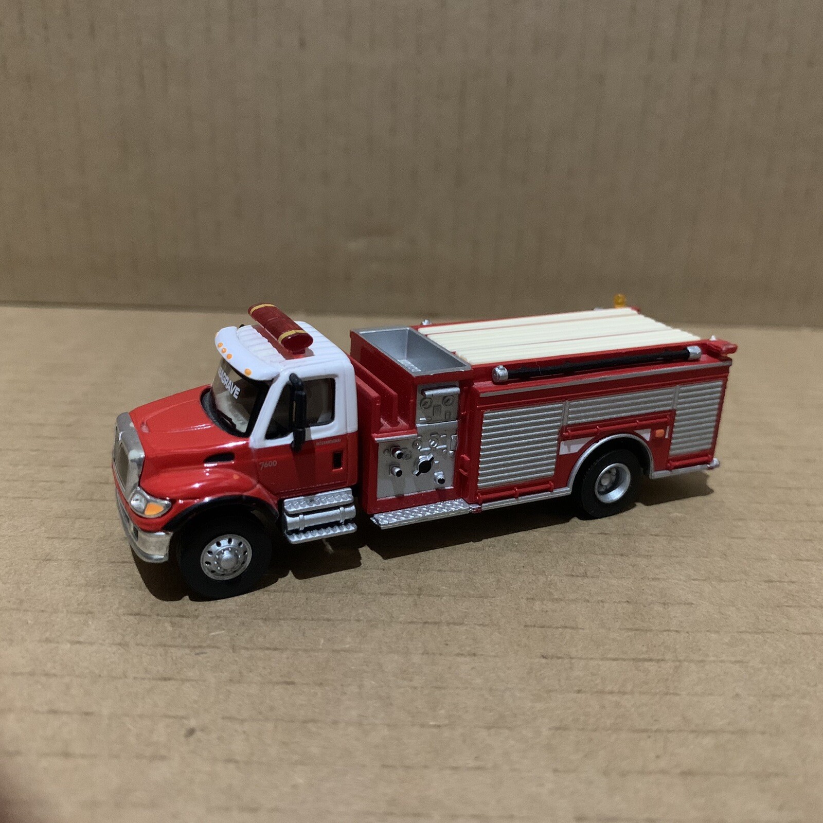 1/87 Boley Fire Truck Single Cab International Red | eBay