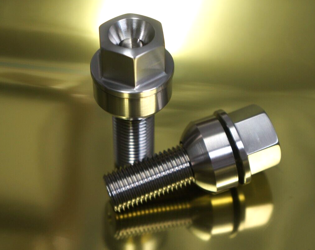 PORSCHE TITANIUM LUG BOLTS M14X1.5X29 911 BOXSTER MACAN CAYMAN PANAMERA ...