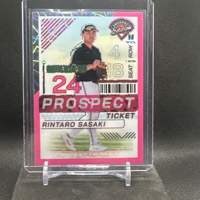 2024 Panini Prospect Edition Rintaro Sasaki !!! Pink /79 | eBay