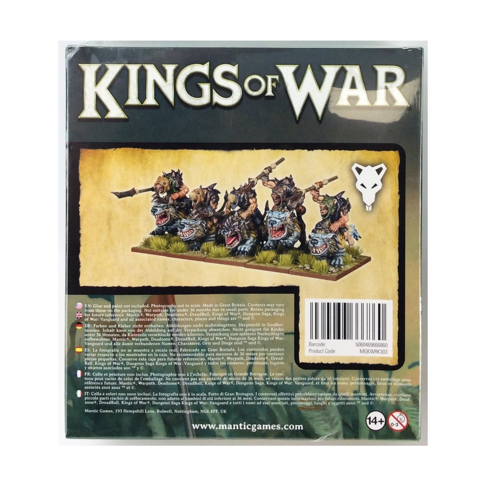 Mantic Kings of War Vanguard Ratin 28mm Ratkin Hackpaws Troop SW (New ...