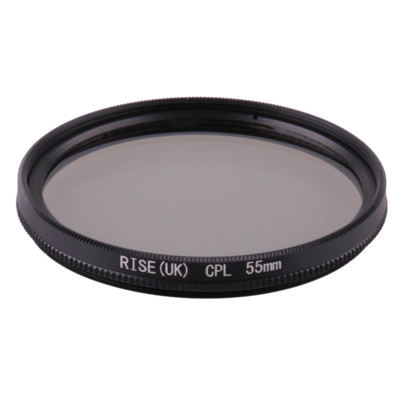 RISE(UK) 55MM CPL PL-CIR Polarizing Filter for DLSR 55mm lens | eBay