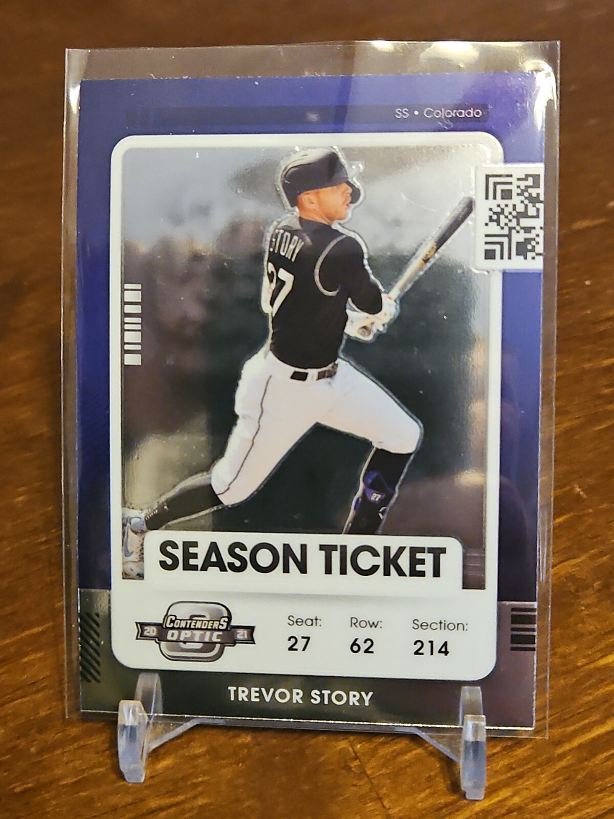 2021 Panini Contenders Optic Season Ticket Trevor Story #85 | eBay