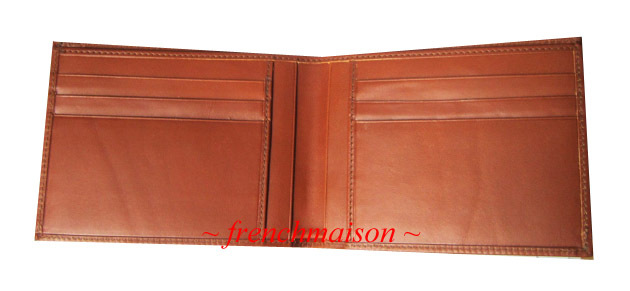 IL PAPIRO Italian HANDPAINTED HANDMADE Tuscan Bi-Fold Fine Leather ...