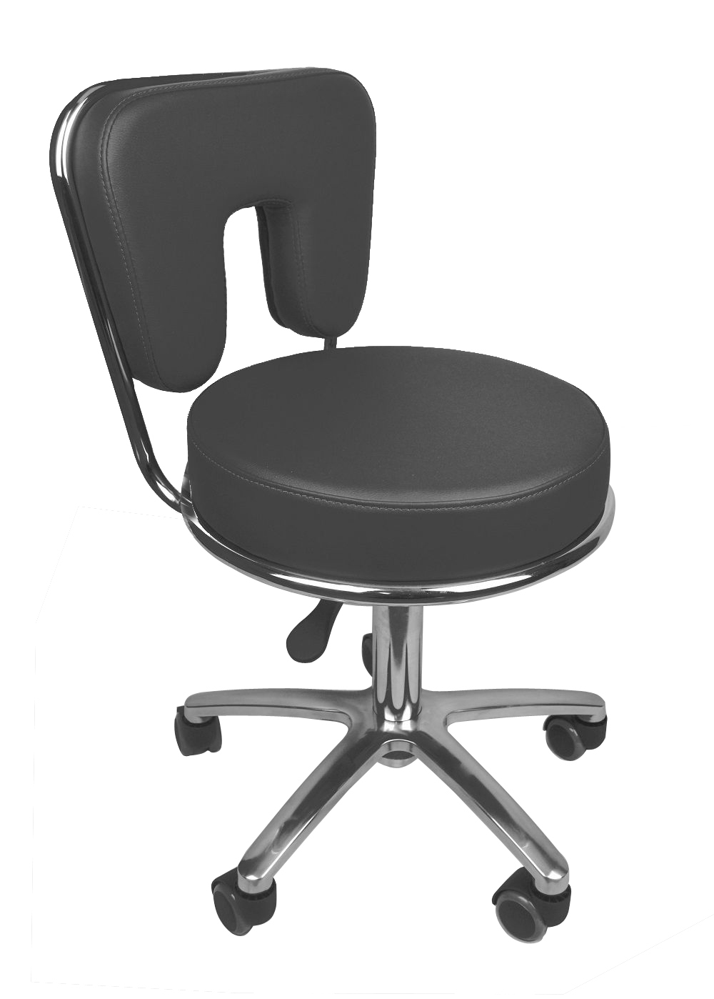 Black Pedicure Stool Podiatrist Spa Worker Technician Chair Furniture ...
