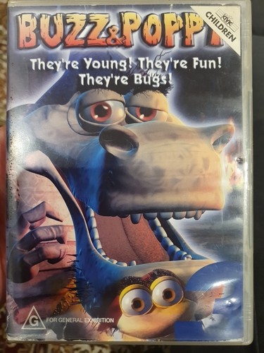 BUZZ & POPPY RARE DVD VOLUME THREE NEW ZEALAND BUG ANIMATION CULT ...