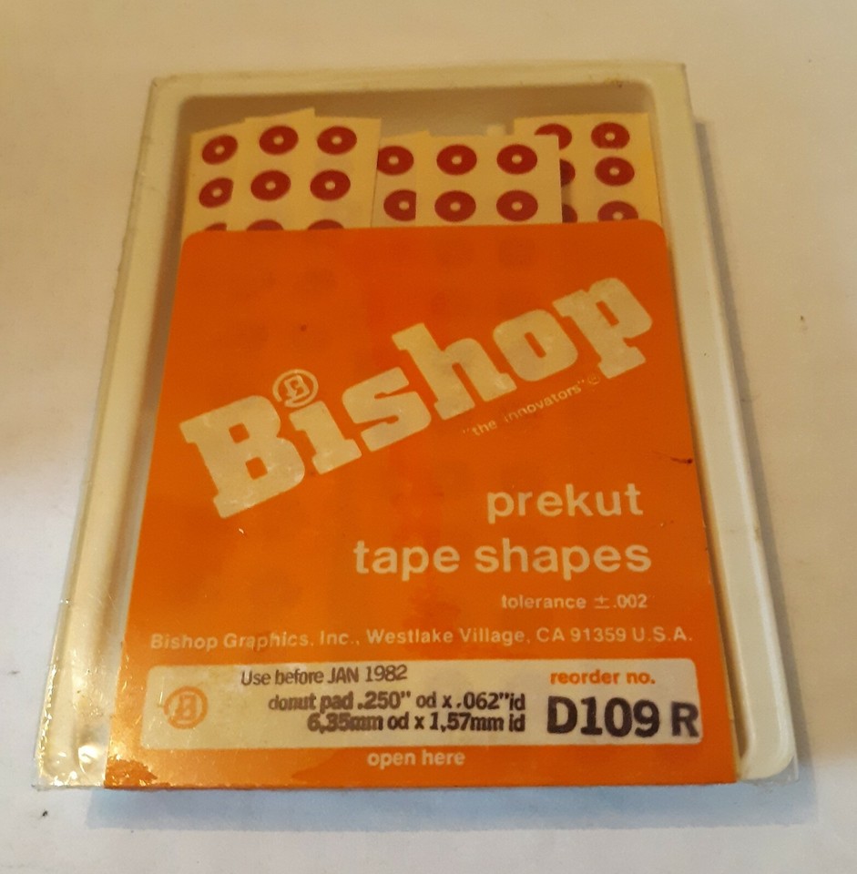Bishop Graphics Inc. PCB Circuit Board Layout Precut Prekut Tape Shapes ...