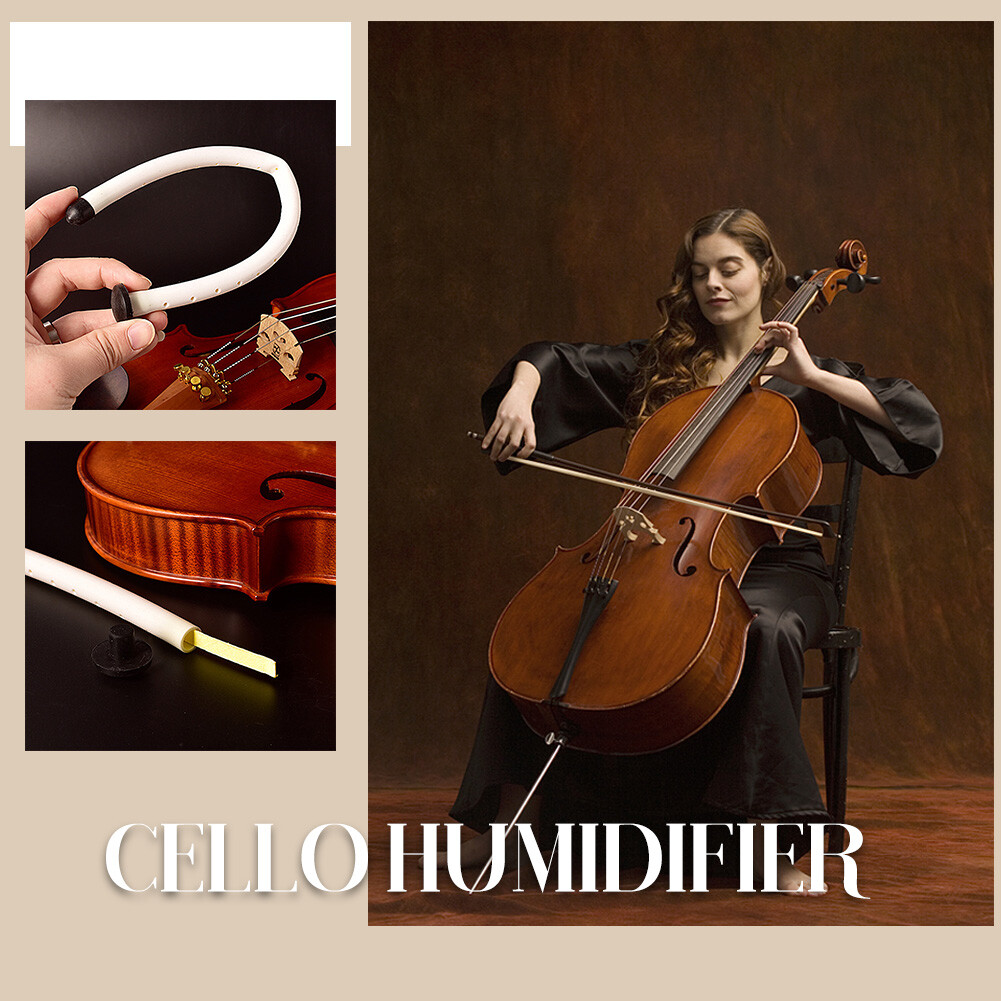 F Hole Cello Panel Humidifier Durable Portable Lightweight for Musician ...