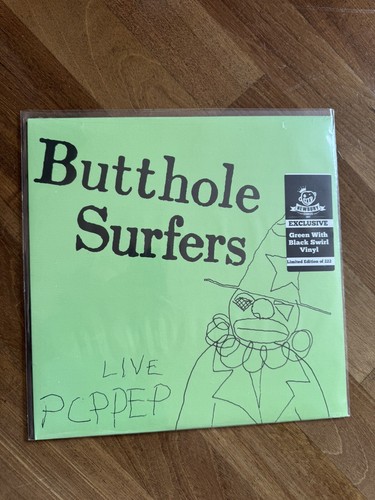 Butthole Surfers Live PCPPEP Green w/ Black Swirl Limited Edition /222 ...