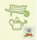 Watering Can Wheelbarrow Metal Craft Dies Cutting DIY Scrapbooking ...