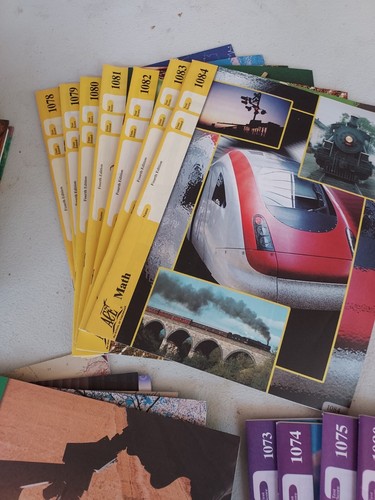 ACE school of tomorrow 7 grade math used score/test keys 73-84 New ...