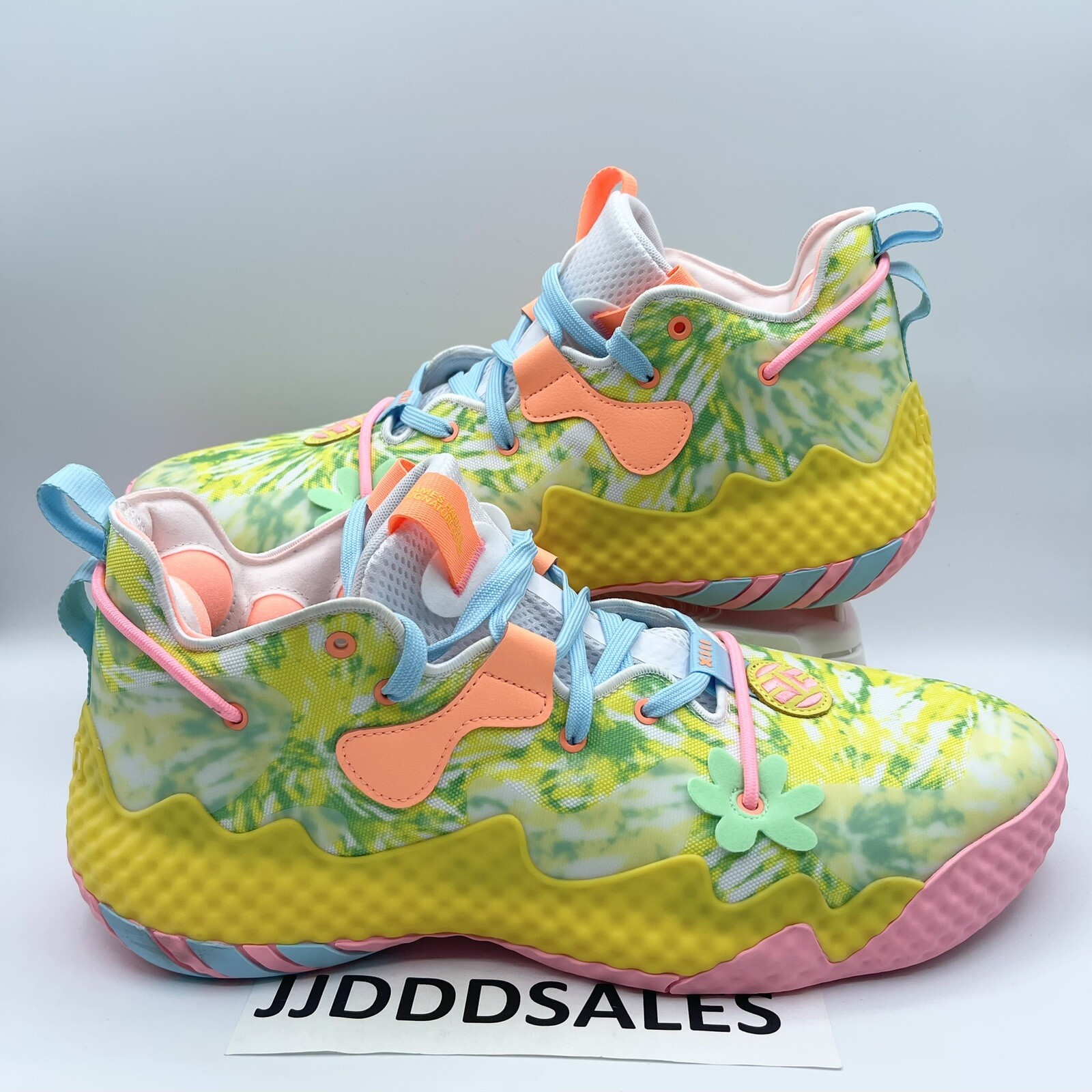 Adidas Harden Vol 6 Multicolor Tie Dye Basketball Shoes HQ6096 Men’s ...