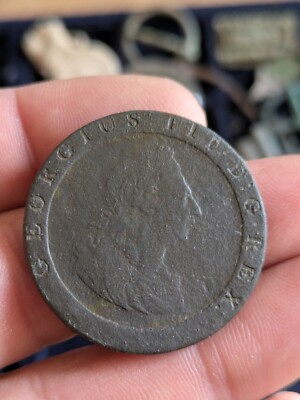 1797 Cartwheel Penny Coin George III One Pence 1p Copper | eBay UK