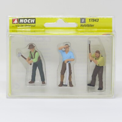 Noch O 17843 Lumberjacks Logging Forest Scenery People Figures Model ...