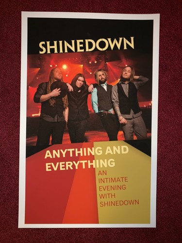 Shinedown rare poster Acoustic Tour Sound Of Madness live New Mint ...