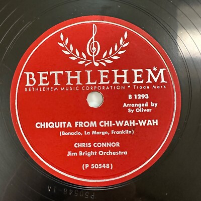 Chiquita From Chi Wah Wah Ask Me 78 RPM Record Chris Connor | eBay