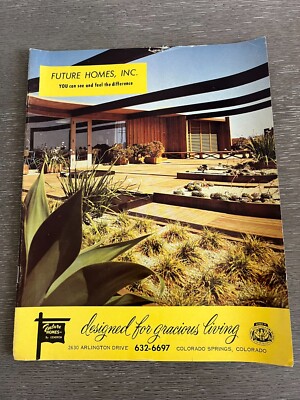 1969 Advertising Brochure Future Homes Mid Century Modern MCM ...