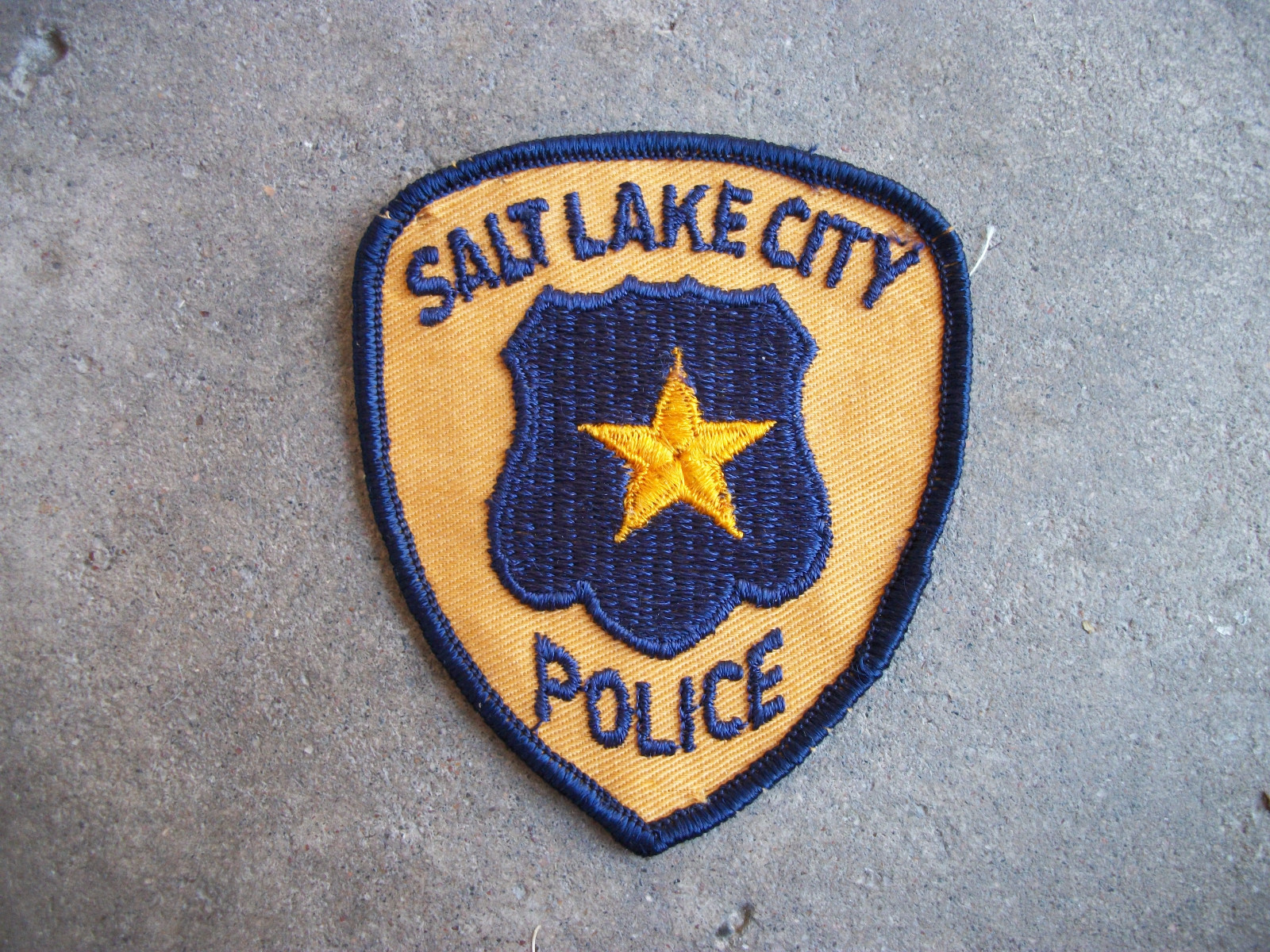 vintage 1970 Salt Lake City Utah Police Patch star | eBay