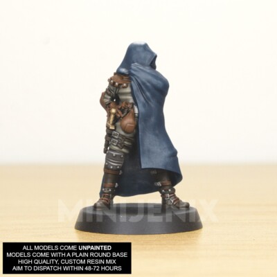 THIEF ROGUE ASSASSIN Fantasy: D&D, Frostgrave, 3D Resin Miniature 28mm ...