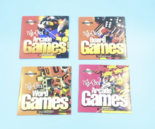 Way Cool Word Games, Arcade Games & Board Games PC ROM Computer Game ...