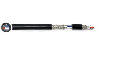 24AWG 2Pr RS-485 Shielded Cable - Equal to Belden 9842, Str TC, PE Ins ...