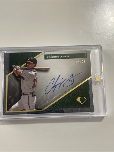 CHIPPER JONES 2024 TOPPS DIAMOND ICONS #AC-CJ AUTO /25 | eBay