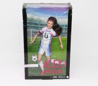 MATTEL Barbie Signature Collection Alex Morgan Doll GHT49 Soccer Player ...
