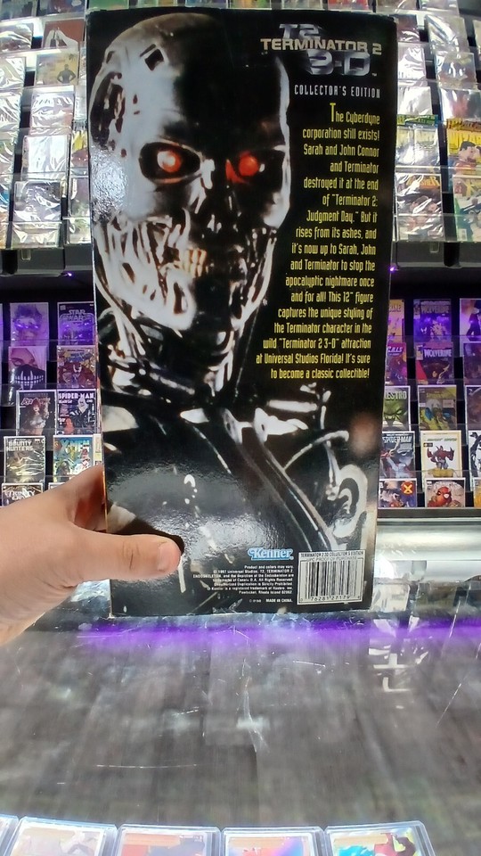 T2 TERMINATOR 2 - 3D Collector's Edition T-800 Action Figure 1997 NIB ...