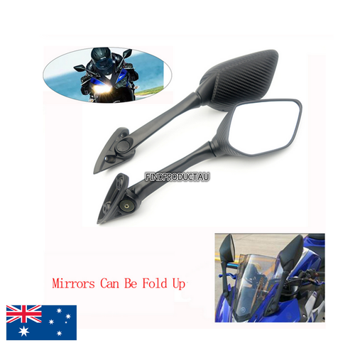 Motorcycle Rear view side mirror YAMAHA YZF R25 14-16 R3 2015-2017 R15 ...