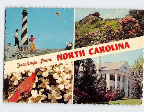 Postcard Greetings From North Carolina USA | eBay