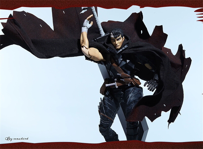 Custom Wired Cape Cloak For Figma/S.H. Figuarts Berserk Guts（No Figure ...
