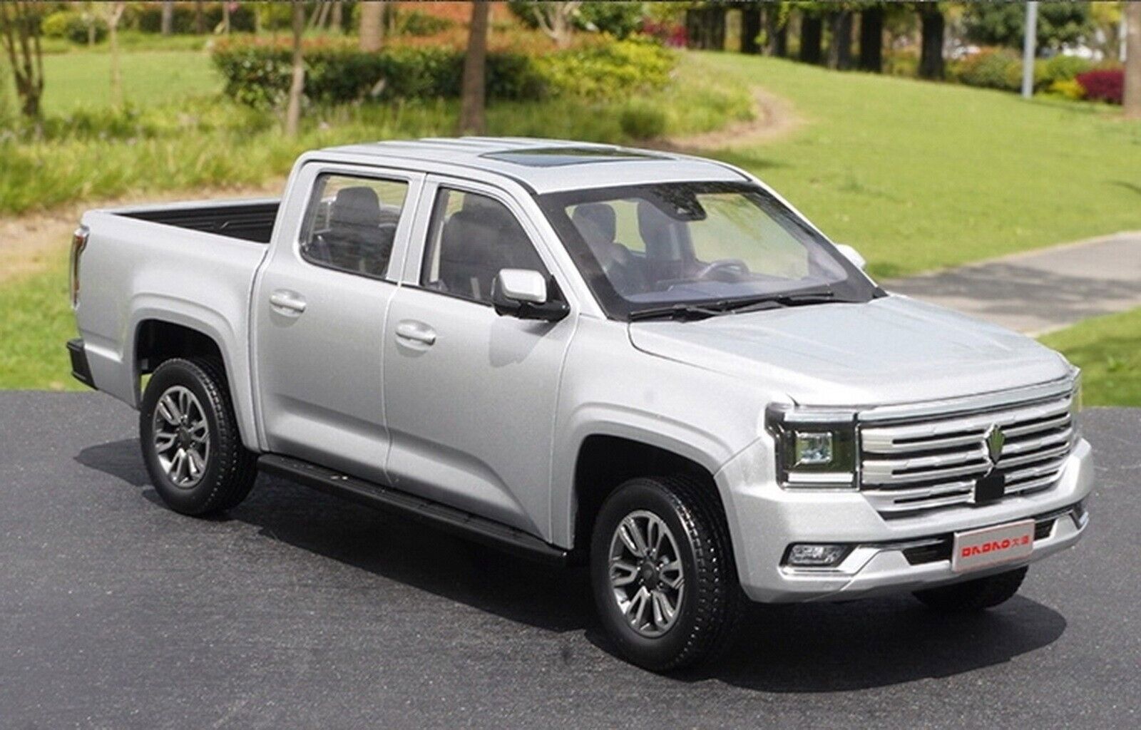 JMC DADAO Pickup Silver Diecast Car 1/18 Scale Model Toys Gift | eBay