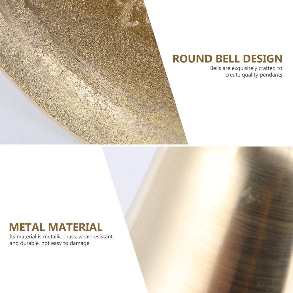 1 Pc Ringing Bell Brass Ornament Class Bell Ringing Accessory Yard Bell ...