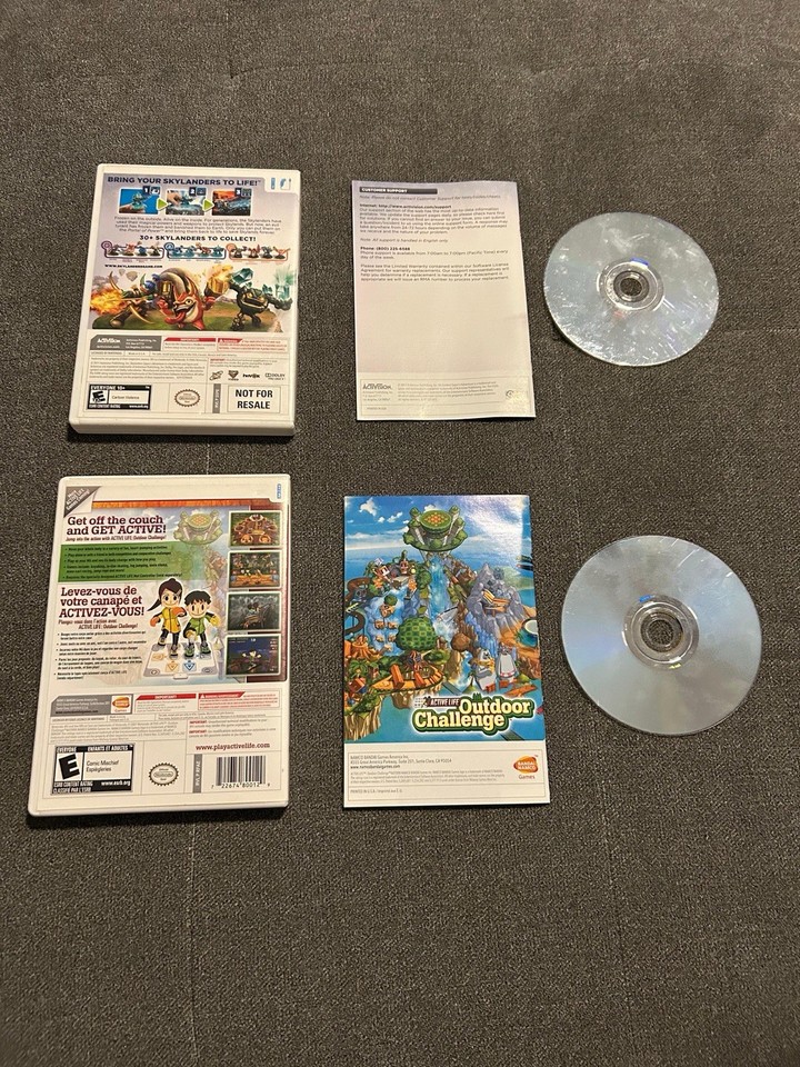 Skylanders Giants Adventure & Active Life: Outdoor Challenge (Wii) | eBay