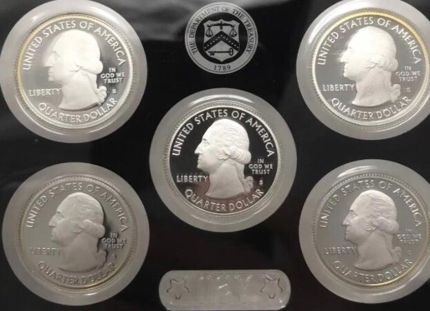 2016-S US Mint America The Beautiful Quarters Silver Proof Set #0219 | eBay