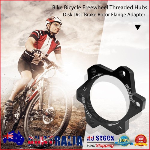 Bike Bicycle Freewheel Threaded Hubs Disk Disc Brake Rotor Flange ...
