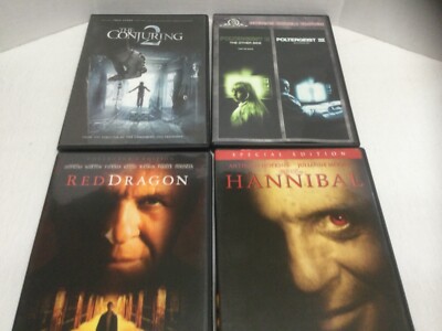 Lot Of 4 Horror Movies DVD - Hannibal, Red Dragon, Etc. | eBay