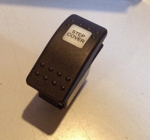 CARLING GLAVAL BUS STEP COVER SWITCH VDD1 ON/ON 8-PIN LED 20A 12V RV ...