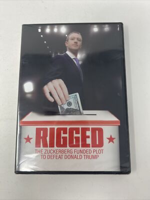 RIGGED~ The ZUCKERBERG FUNDED PLOT TO DEFEAT Donald Trump~ DVD 2022 ...