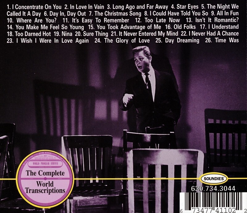 Mel Torme - The Complete World Transcriptions CD Soundies | eBay