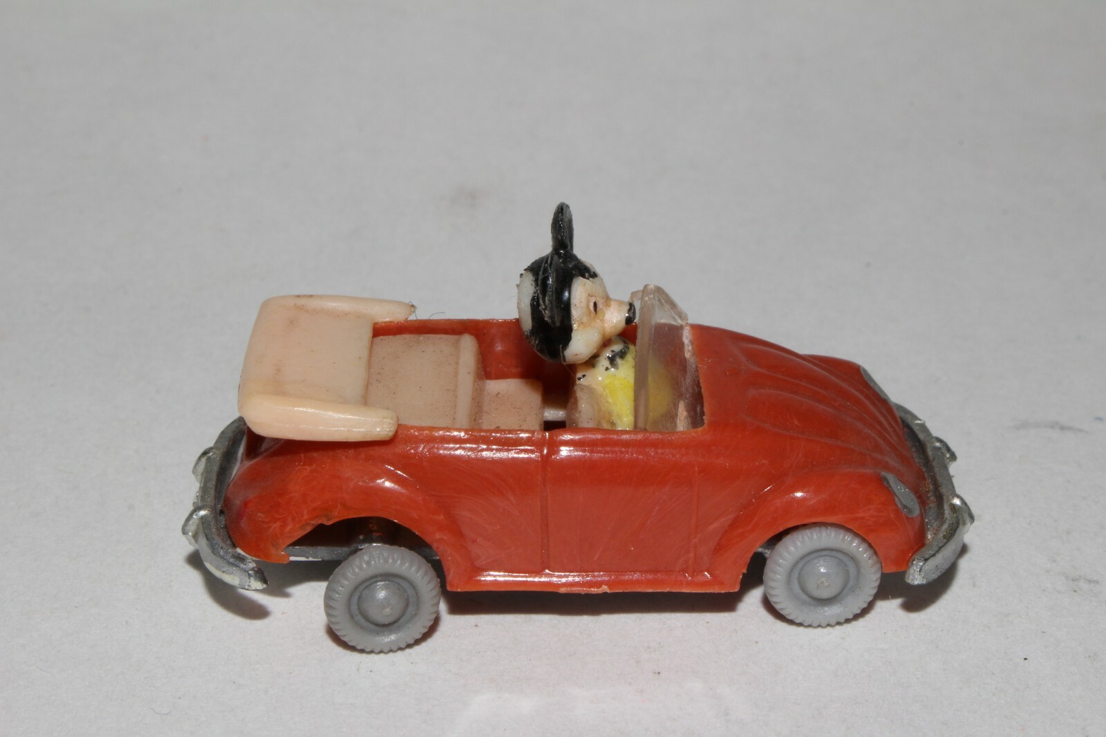 1960'S MARX ELM DISNEYKINS DISNEY MICKEY MOUSE DRIVING VOLKSWAGEN VW ...