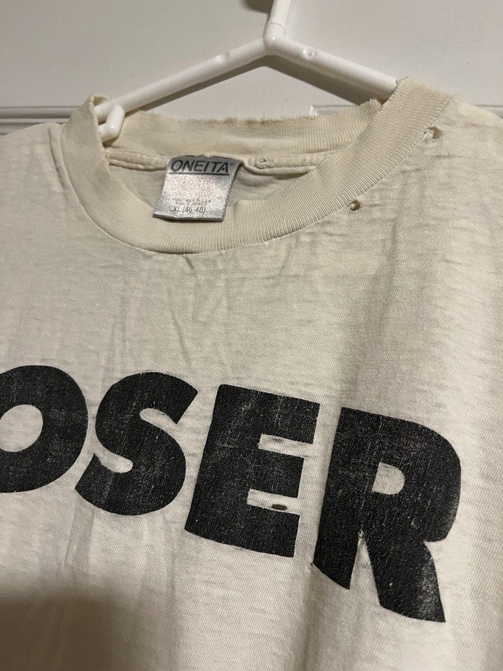Vintage 1990s Loser Sub Pop Records T-Shirt White XL Grunge | eBay