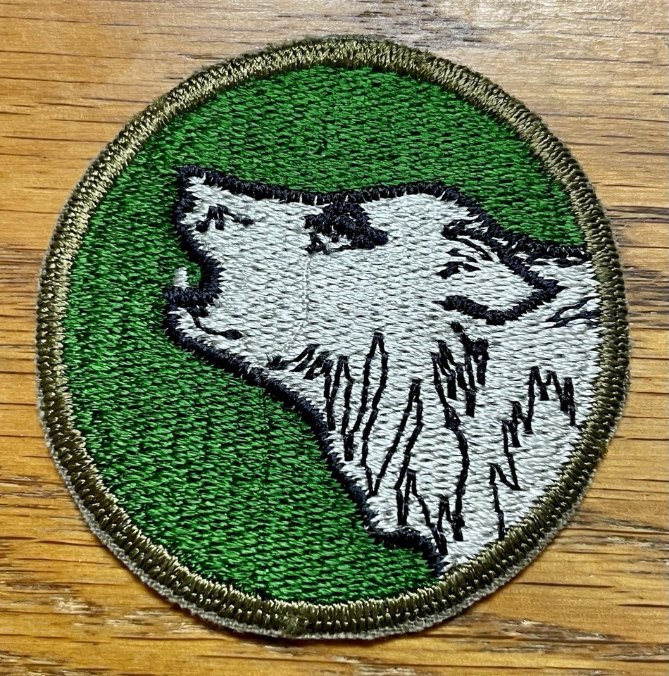 ORIGINAL POST WWII GERMAN EMBROIDERED US ARMY 104th INFANTRY DIVISION ...