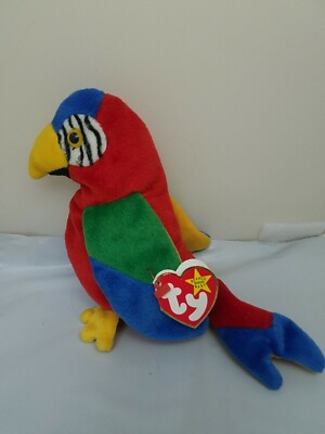 Jabber The Parrot Ty Beanie Baby Original Retired 1997 | eBay